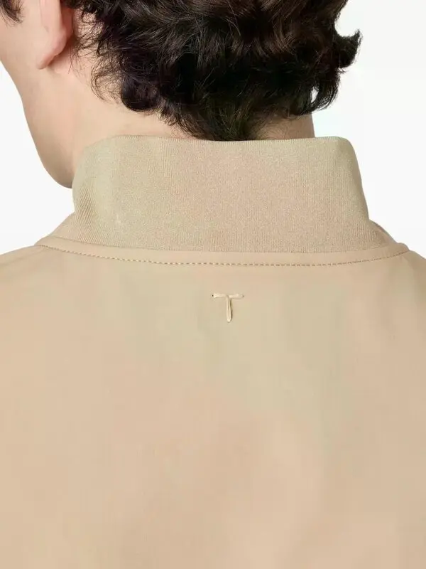 TOD'S Wool Bomber Jacket - Neutrals