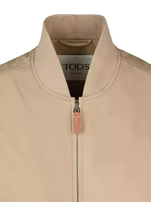 TOD'S Wool Bomber Jacket - Neutrals