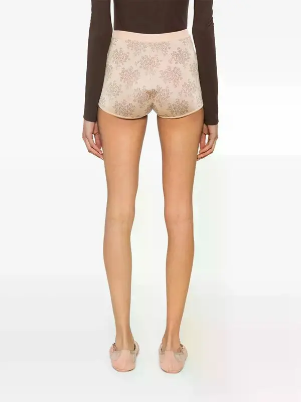 Fendi Bouquet Jacquard Shorts