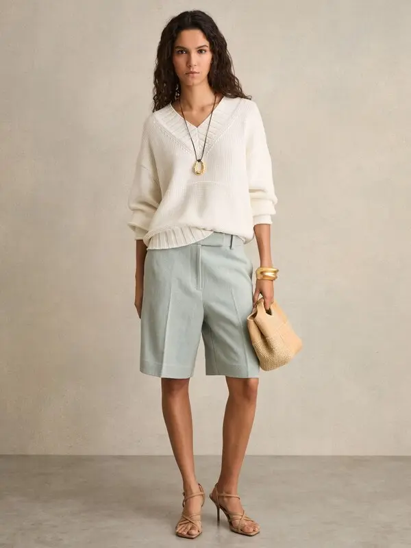REISS Dalora Tailored Bermuda Shorts