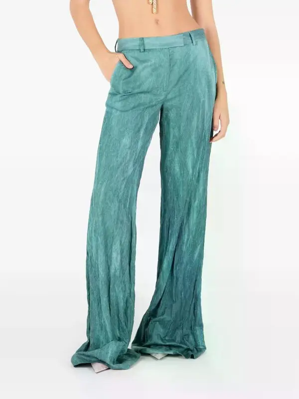 Roberto Cavalli Crease-effect Trousers