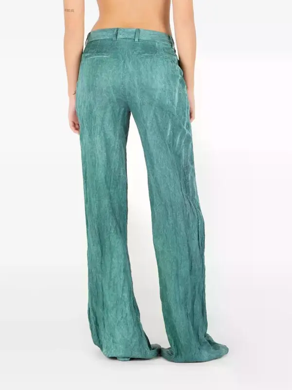 Roberto Cavalli Crease-effect Trousers
