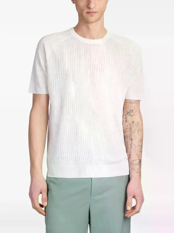 ROBERTO COLLINA Ribbed T-shirt