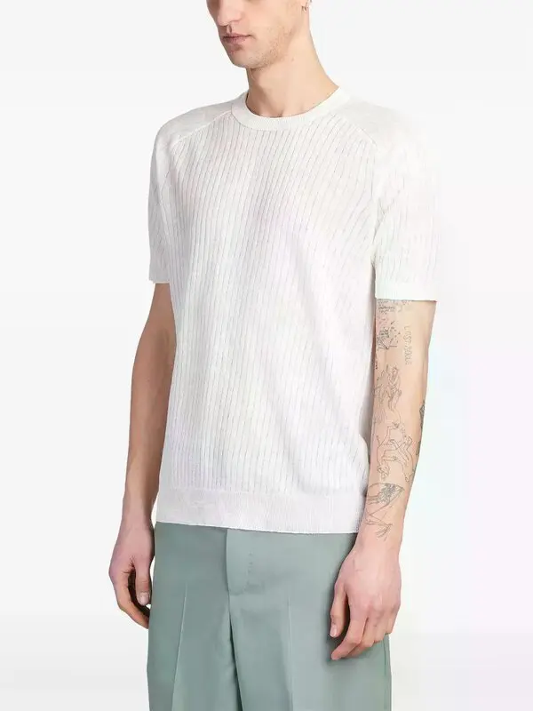 ROBERTO COLLINA Ribbed T-shirt