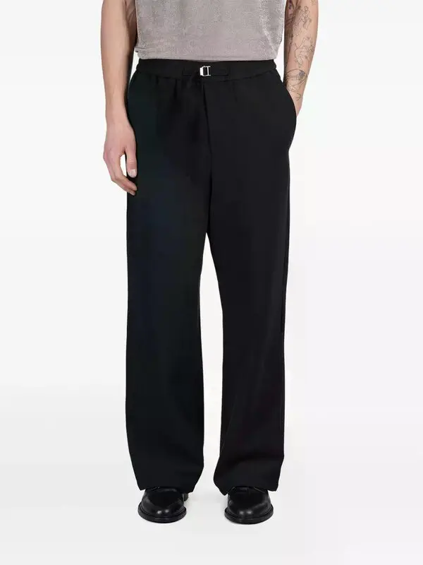 Ami Logo-buckled Trousers