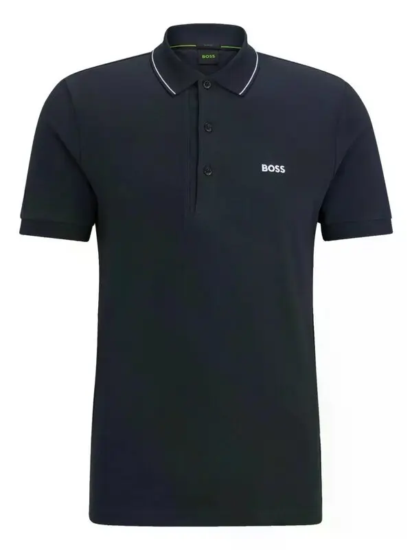 BOSS Piqué Polo Shirt - Blue