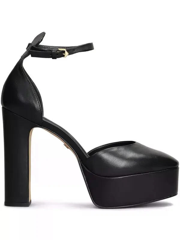 ANDREA CARRANO 120mm Leather Platform Pumps