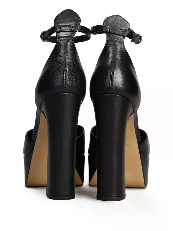 ANDREA CARRANO 120mm Leather Platform Pumps