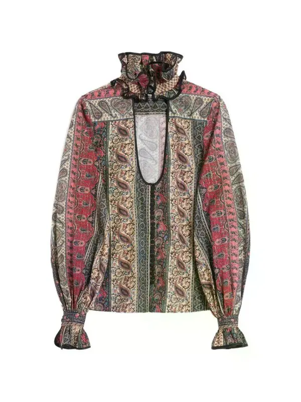 Valentino Garavani Voyage Imaginaire-print Shirt - Red