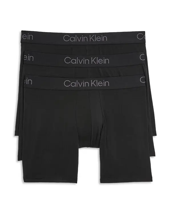 Calvin Klein Classic Boxer Briefs, Pack Of 3 - Black
