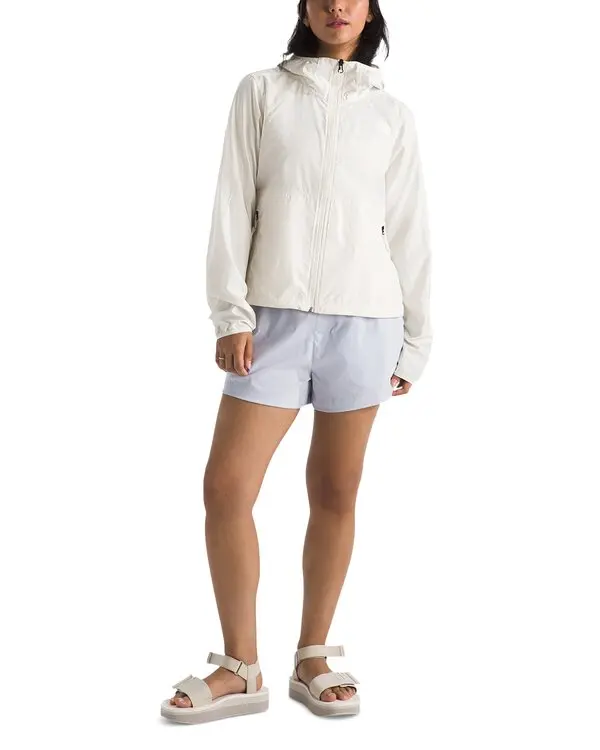 The North Face Cyclone Hooded Windbreaker - White Dune