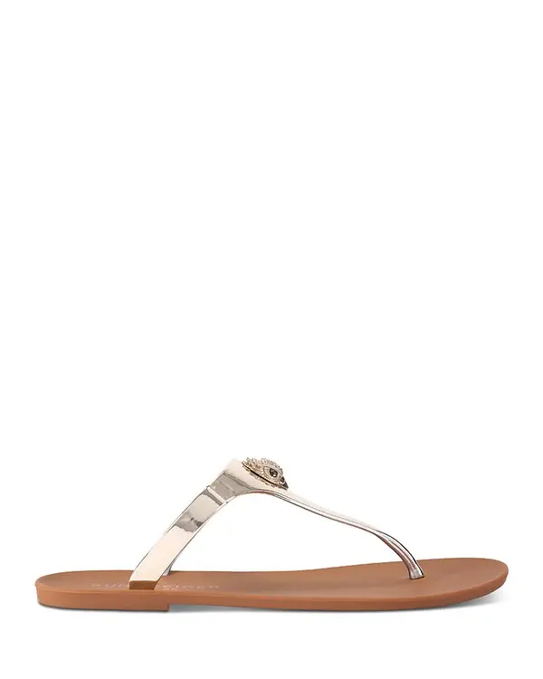 Kurt Geiger Maddison T-strap Sandals - Rust/copper