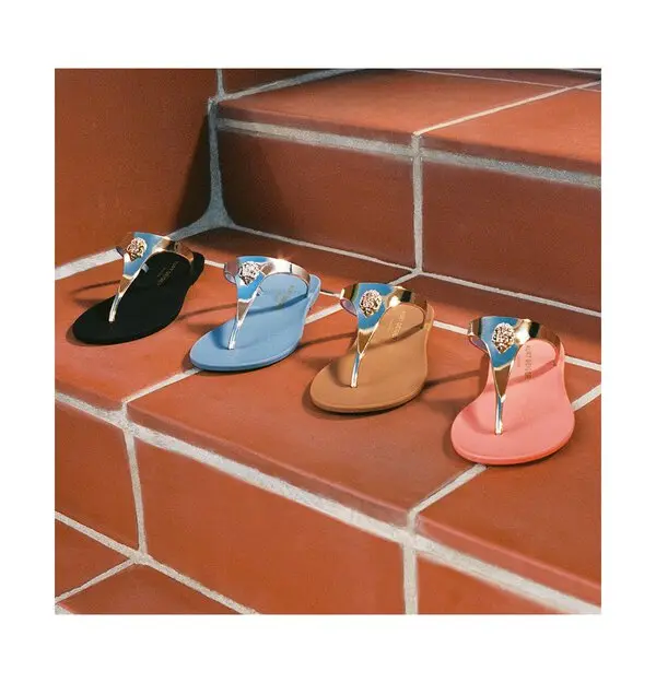Kurt Geiger Maddison T-strap Sandals - Rust/copper