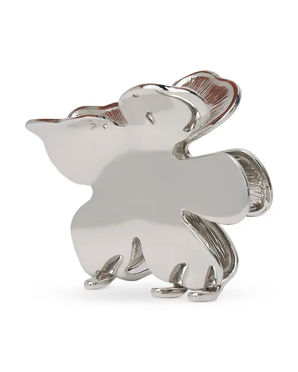 Lele Sadoughi Lily Polished Claw Clip - Silver