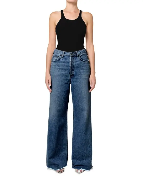 AGOLDE Dame High Rise Wide Leg Jeans