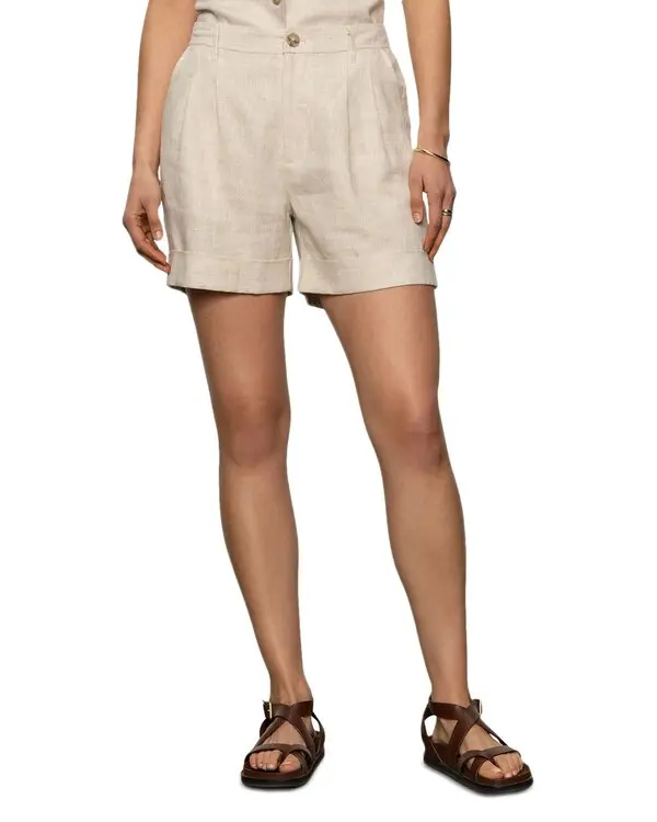 Sanctuary Caravan Linen Cuffed Shorts