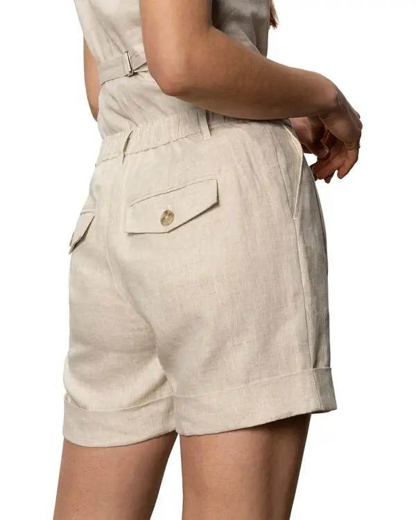 Sanctuary Caravan Linen Cuffed Shorts