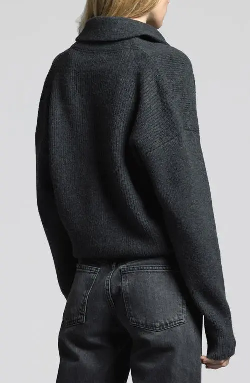 WEEKEND LOS ANGELES Candice Shawl Collar Cardigan - Ebony