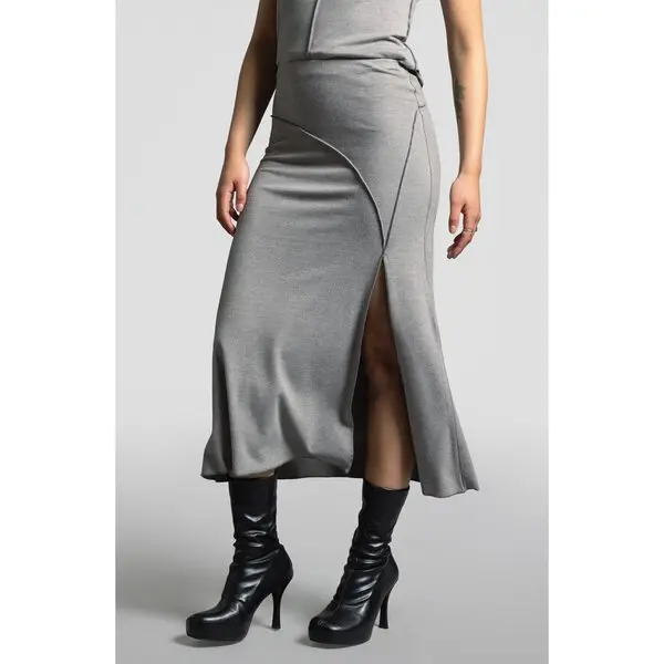 WEEKEND LOS ANGELES Marisol Maxi Skirt - Natural Grey