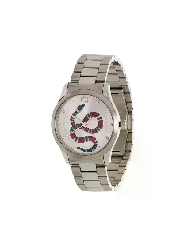 Gucci G-timeless 38mm Watch - Silver