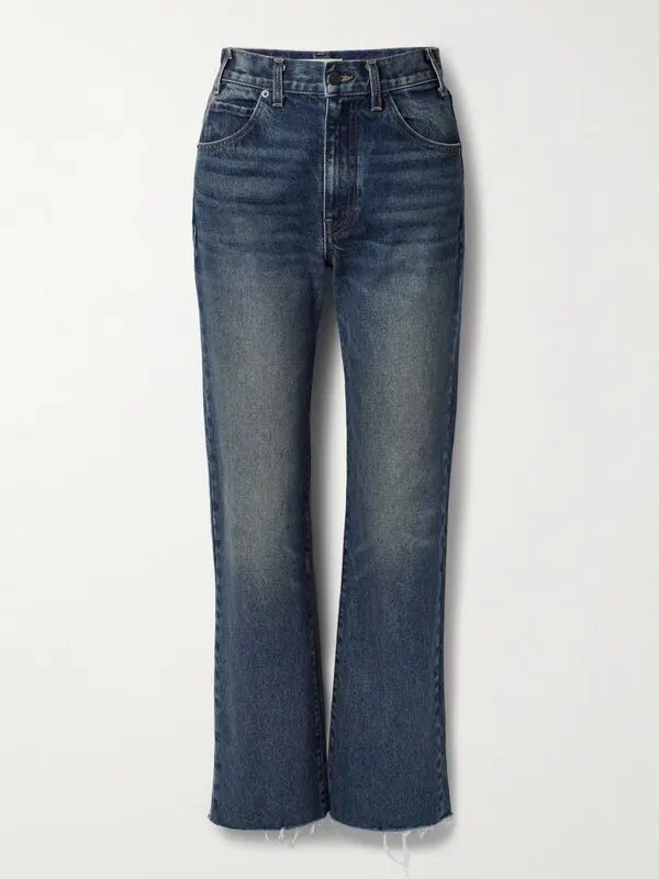 NILI LOTAN Calla Mid-rise Straight-leg Jeans
