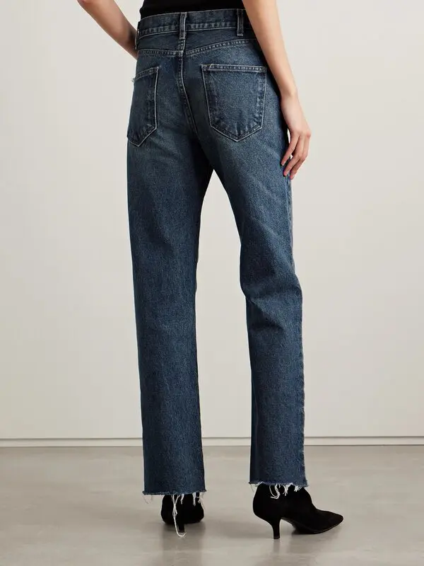 NILI LOTAN Calla Mid-rise Straight-leg Jeans