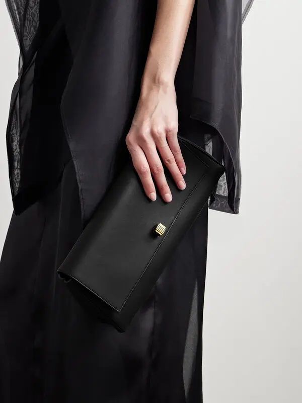 Khaite Audrey Handheld Clutch - Black