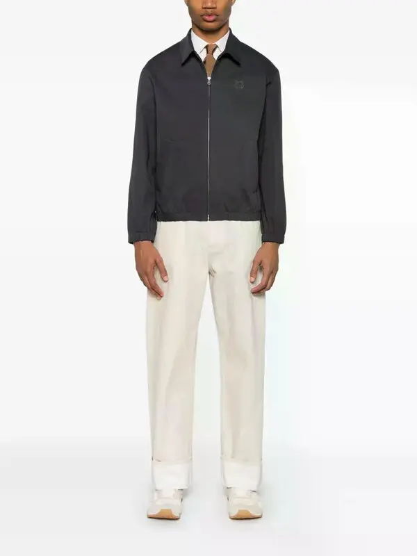 Maison Kitsuné Zip-up Bomber Jacket