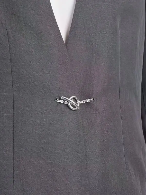 Attachment Linen-blend Blazer