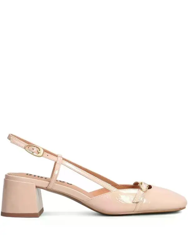 BIBI LOU 50mm Patty Pumps - Neutrals