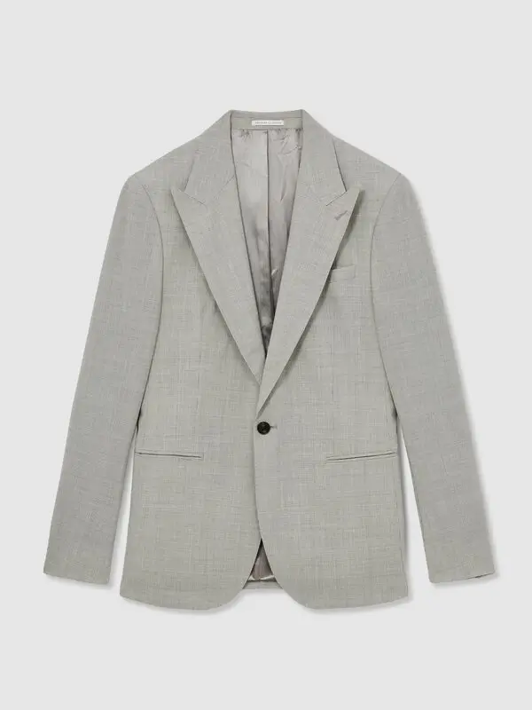 REISS Slice Single-breasted Check Suit Blazer Slim-fit