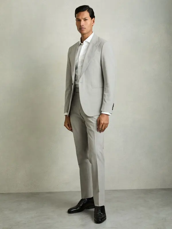 REISS Slice Single-breasted Check Suit Blazer Slim-fit