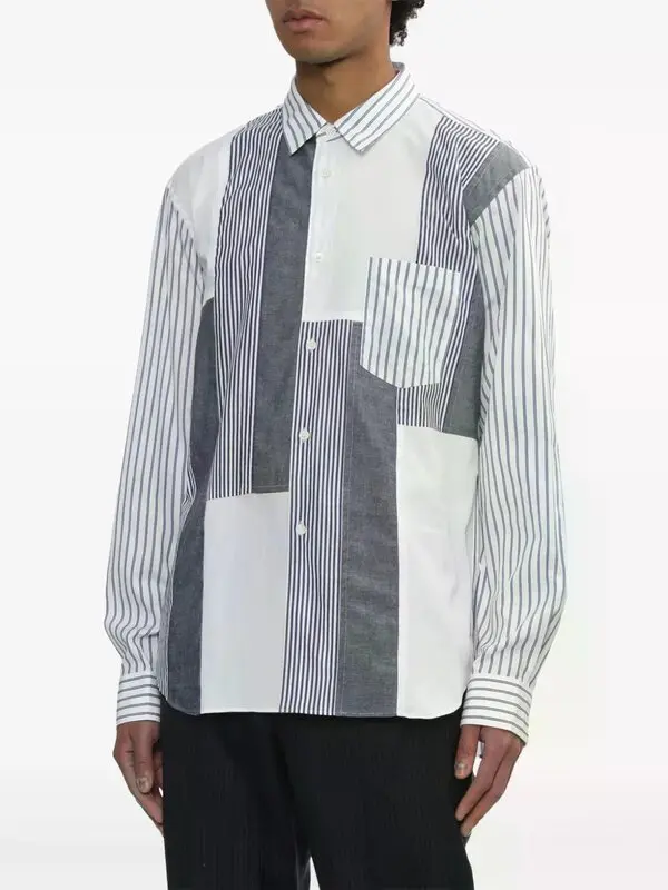 Comme Des Garçons Patchwork Shirt - Black