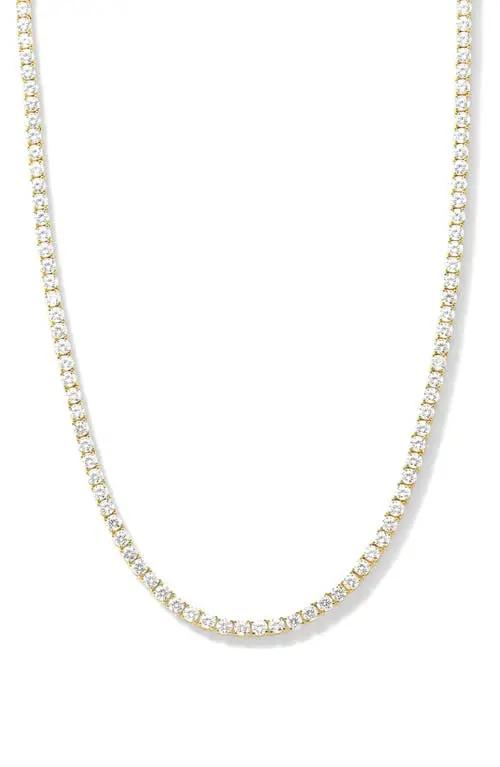 Melinda Maria Grand Heiress Tennis Necklace - Goldhite