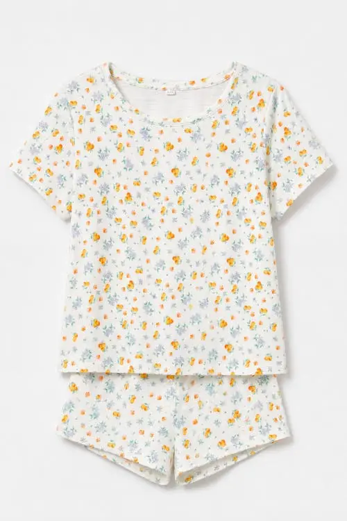 STRIPE & STARE T-shirt & Shortie Pyjama Set