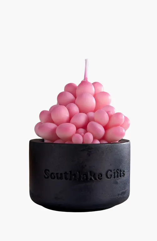 SOUTHLAKE GIFTS Moonstones Succulent Scented Candle - Pink Moonstones