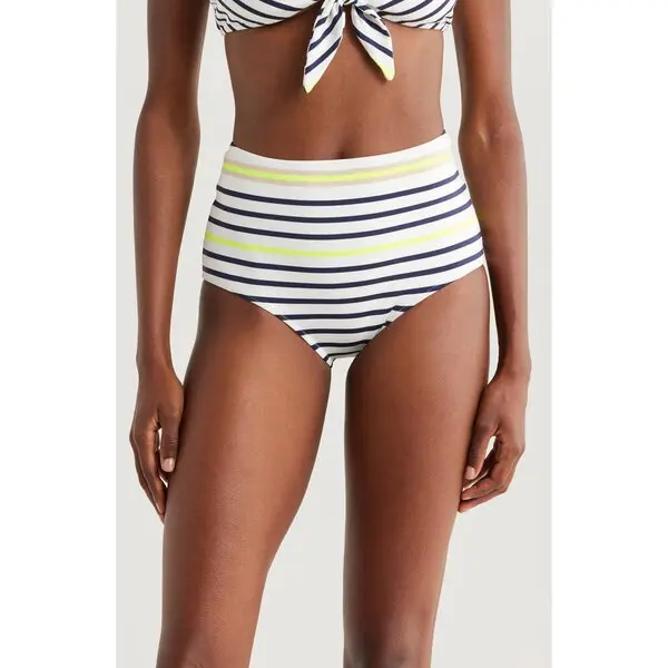 LEMLEM Elsi High Waist Bikini Bottoms - Bahar Cream