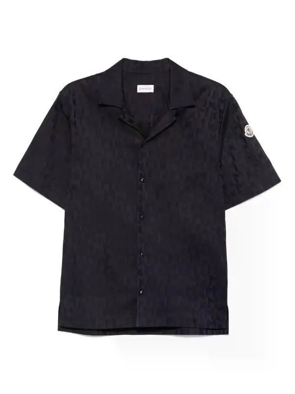 Moncler Monogram-jacquard Shirt