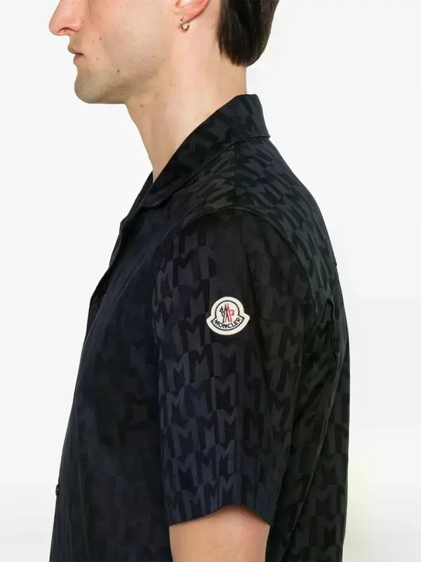 Moncler Monogram-jacquard Shirt