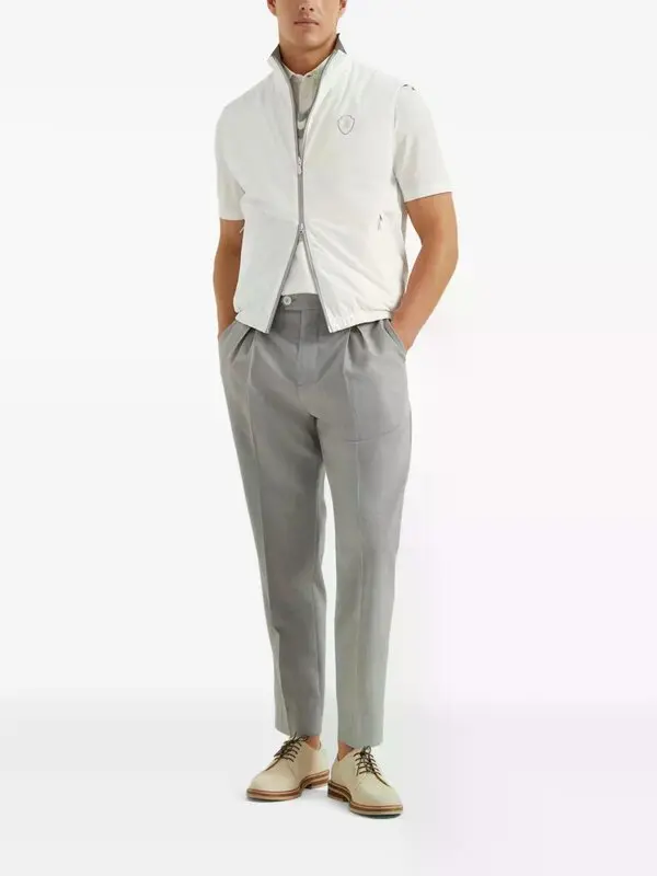 Brunello Cucinelli Wool Trousers - Grey