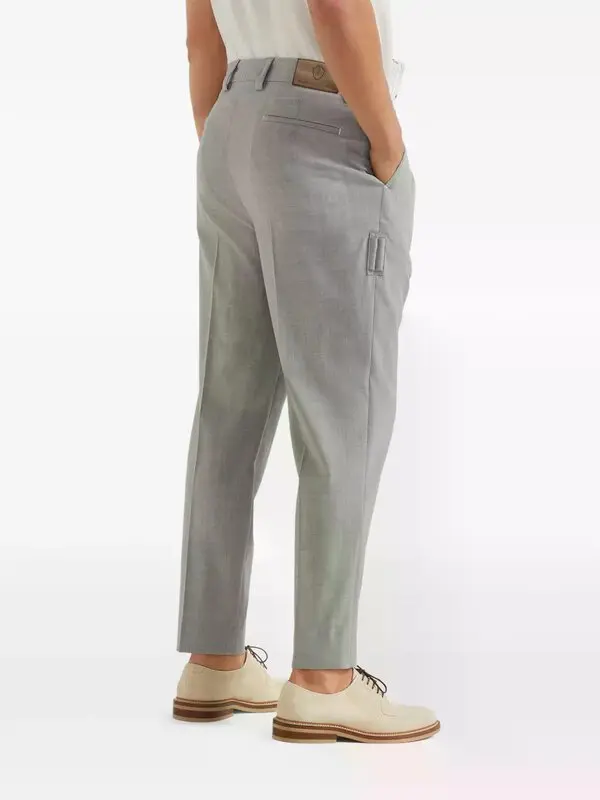 Brunello Cucinelli Wool Trousers - Grey