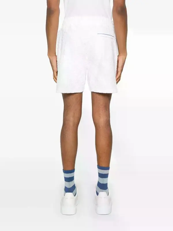 Casablanca Striped Towelling Tennis Shorts
