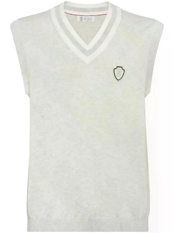 Brunello Cucinelli Cotton Vest - Grey