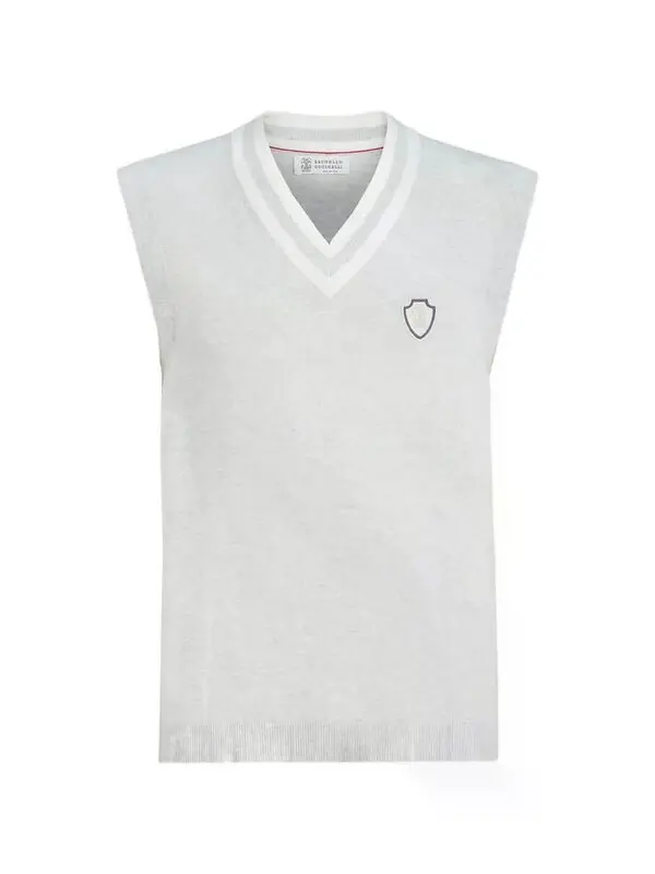 Brunello Cucinelli Cotton Vest - Grey