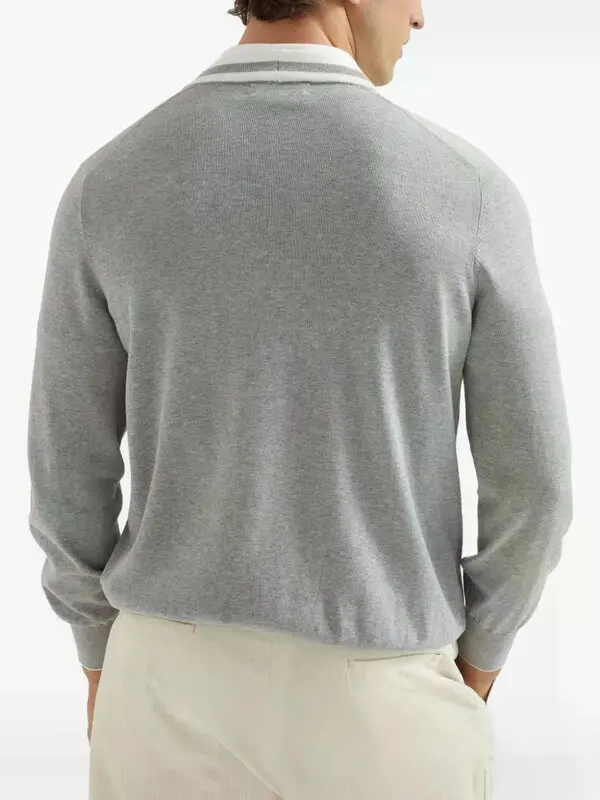 Brunello Cucinelli Cotton Cardigan - Grey