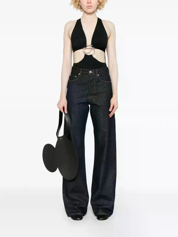 Coperni Cut-out C-logo Bodysuit