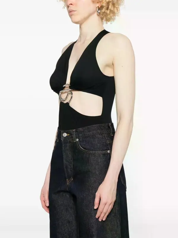 Coperni Cut-out C-logo Bodysuit
