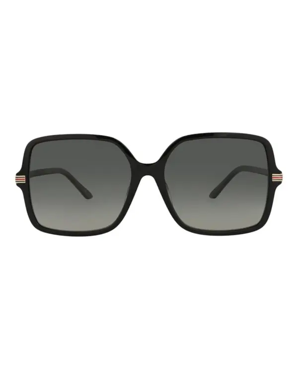 Gucci Square Frame Recycled Acetate Sunglasses - Black/grey (gg1448sa