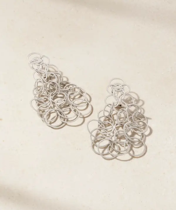 Buccellati Hawaii 14-karat White Gold Earrings - Silver