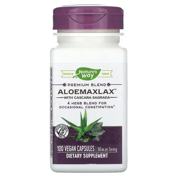 NATURE'S WAY Aloemaxlax 100 Capsules - One-color